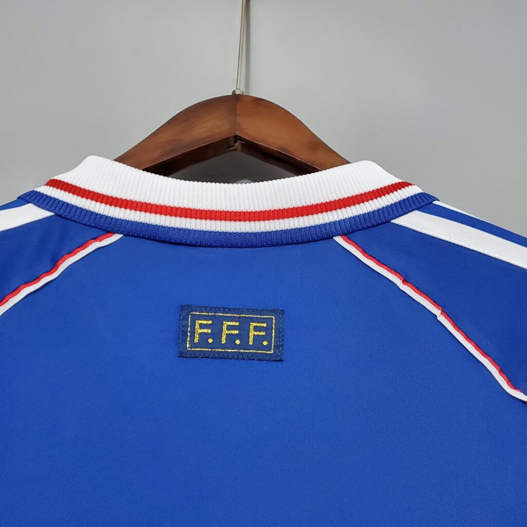 1998 France Home Retro Kit - Retro Style Soccer Jersey