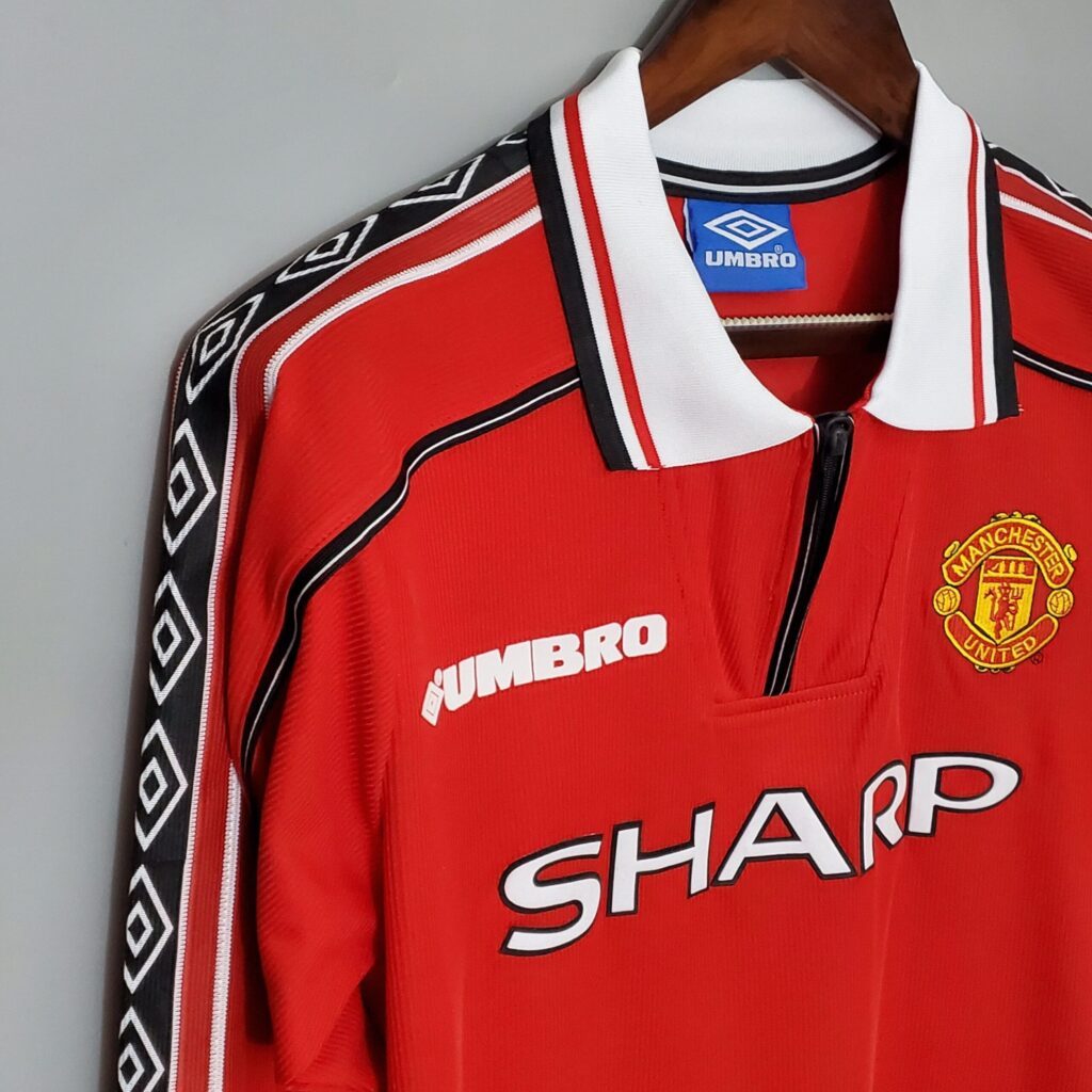 Nostalgic 1998-1999 Man United Retro Kit - Long Sleeve Celebration
