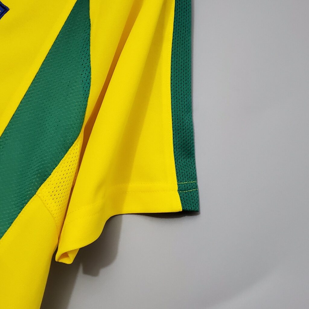 Authentic 2002 Brazil Home Retro Kit