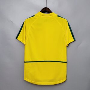 Authentic 2002 Brazil Home Retro Kit